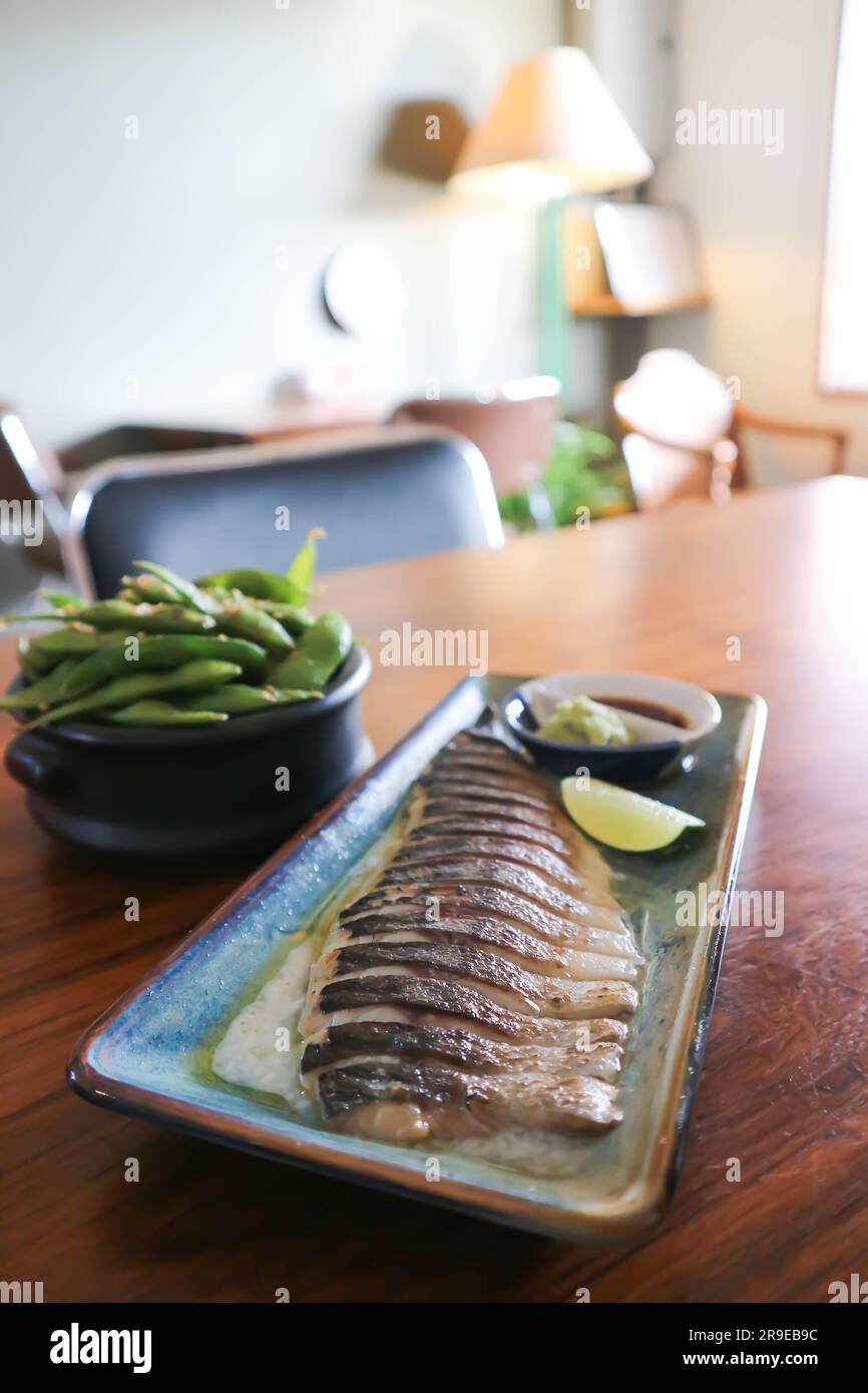 Saba shoyu yaki ,Grilled Mackerel or burned saba in japanese style ...