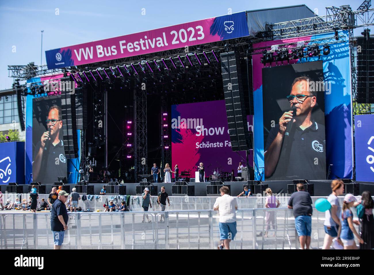 VW Bus Festival 2023 Stock Photo - Alamy