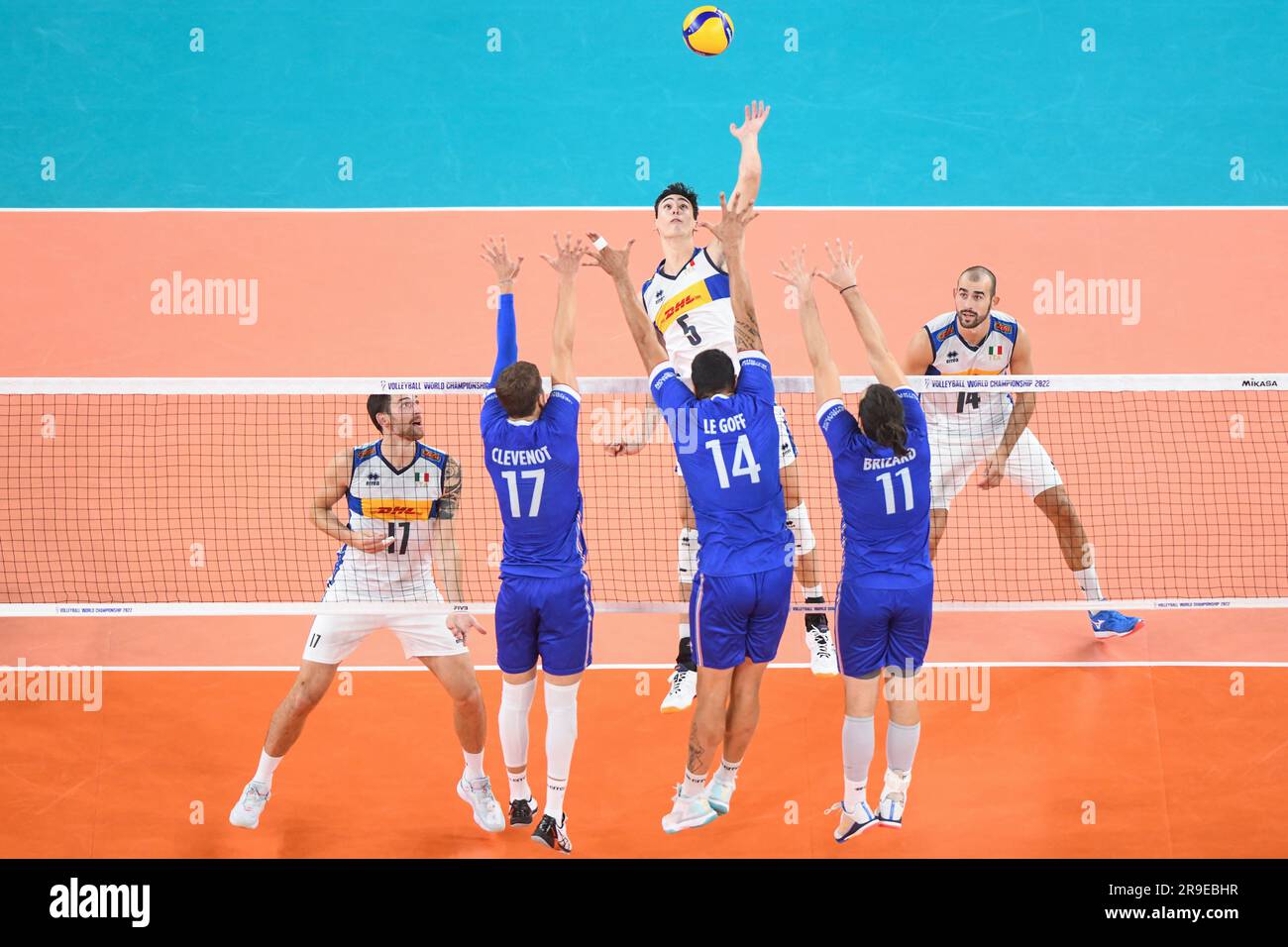 Alessandro Michieletto (Italy), Trevor Clevenot, Nicolas Le Goff, Antoine Brizard (France ...