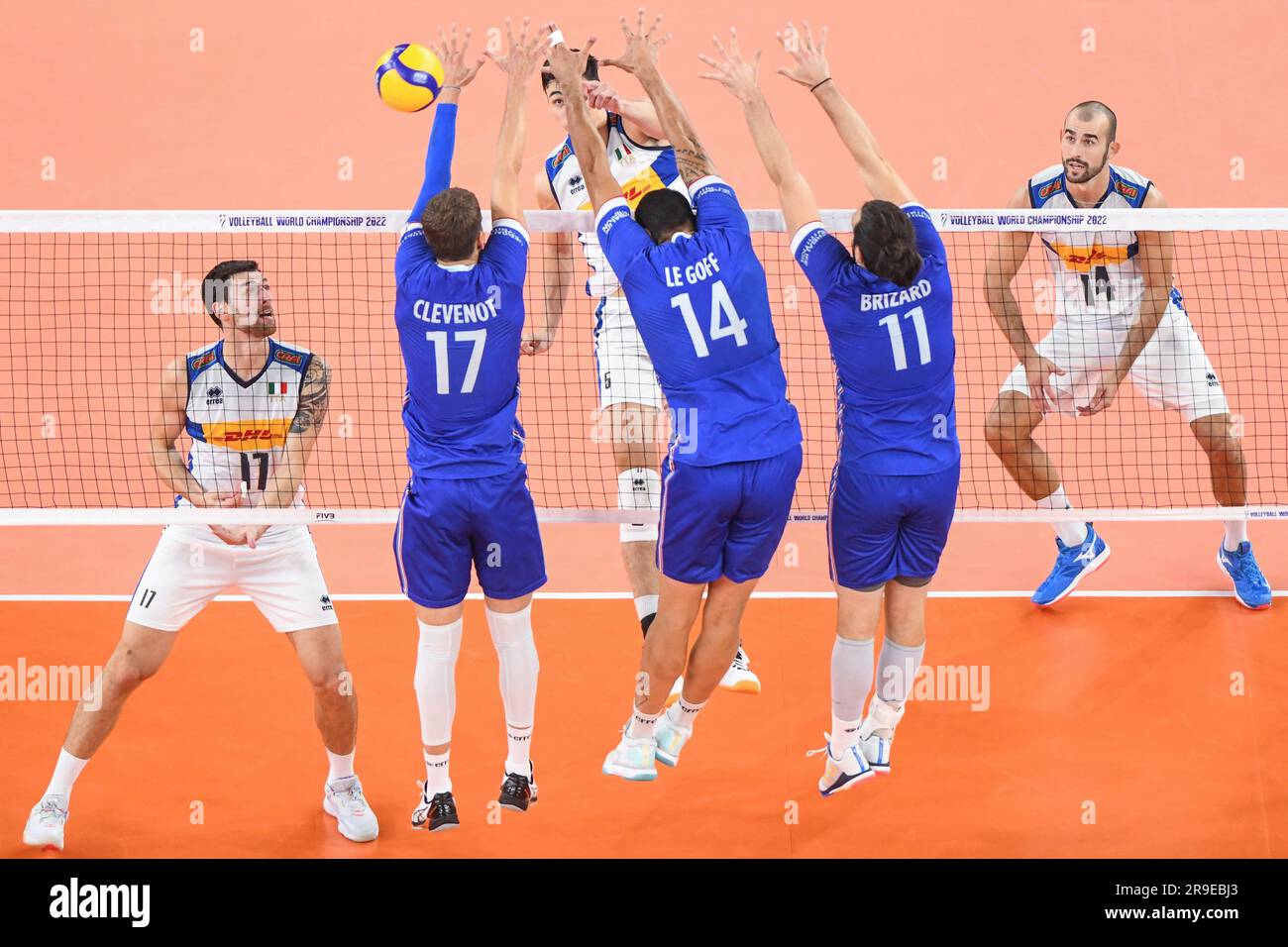 Alessandro Michieletto (Italy), Trevor Clevenot, Nicolas Le Goff, Antoine Brizard (France ...