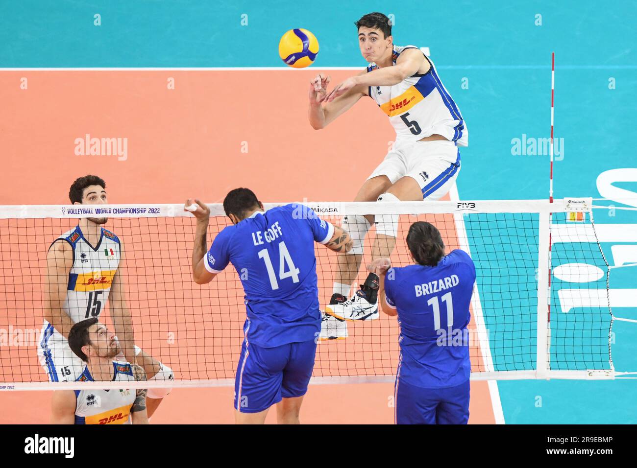 Alessandro Michieletto (Italy); Nicolas Le Goff , Antoine Brizard (France). Volleyball World ...