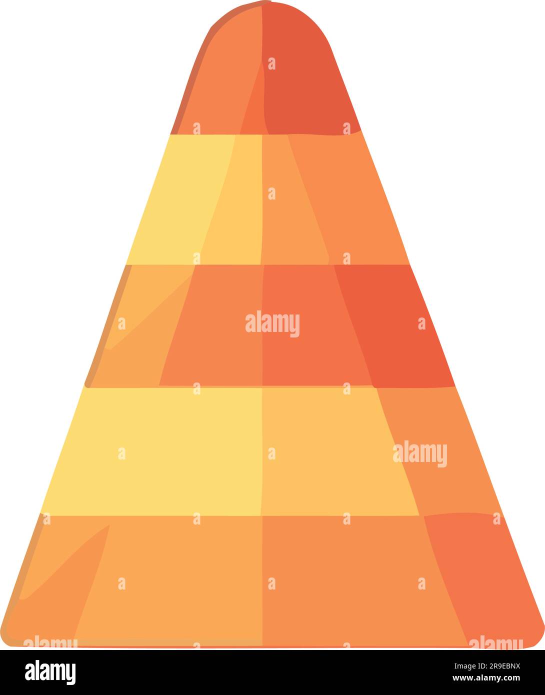 Construction cones design illustration over white Stock Vector Image ...