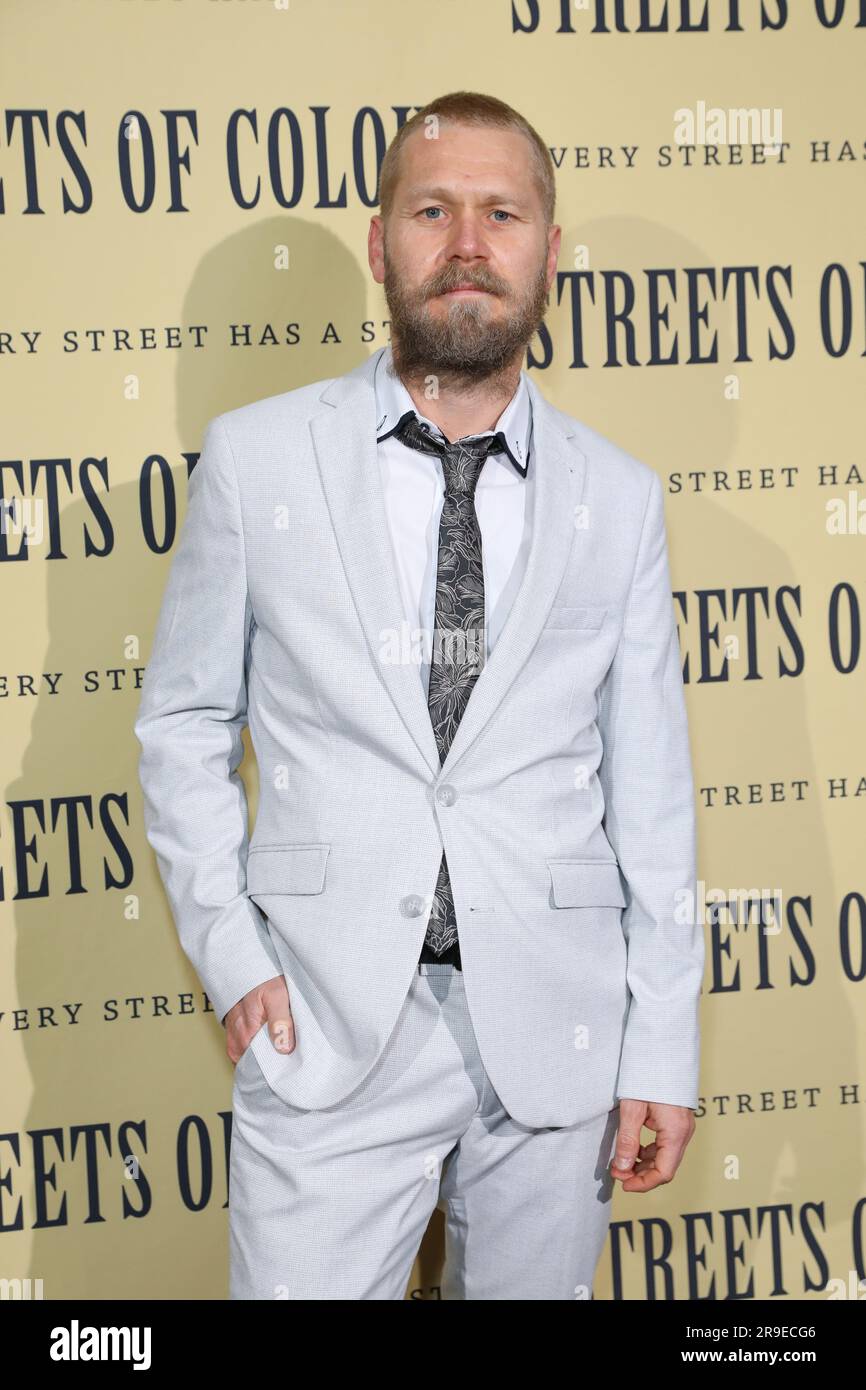 June 26, 2023: PETER MAPLE attends the World Premiere of 'Streets of Colour' at the Hayden ...