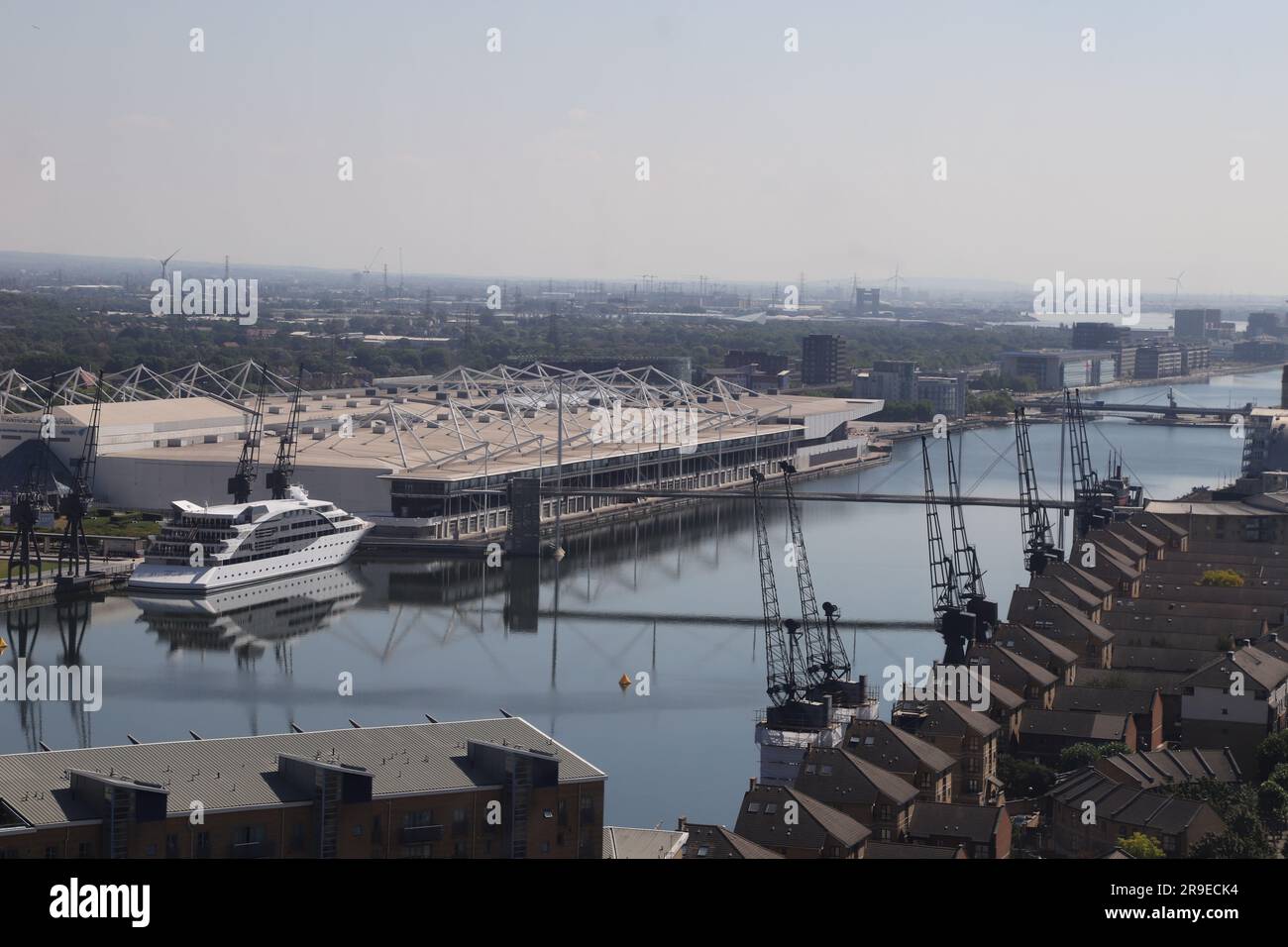 Excel london aerial hi-res stock photography and images - Alamy