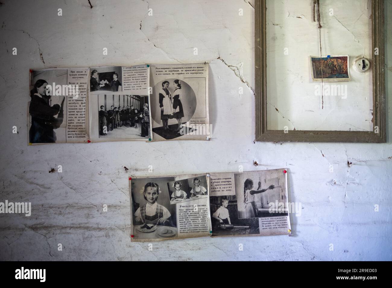 Black and white photographs of the heyday of the Soviet period ...