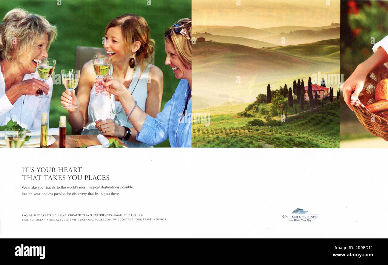 Food&Wine June 2023 summer magazine issue advert, USA Stock Photo - Alamy