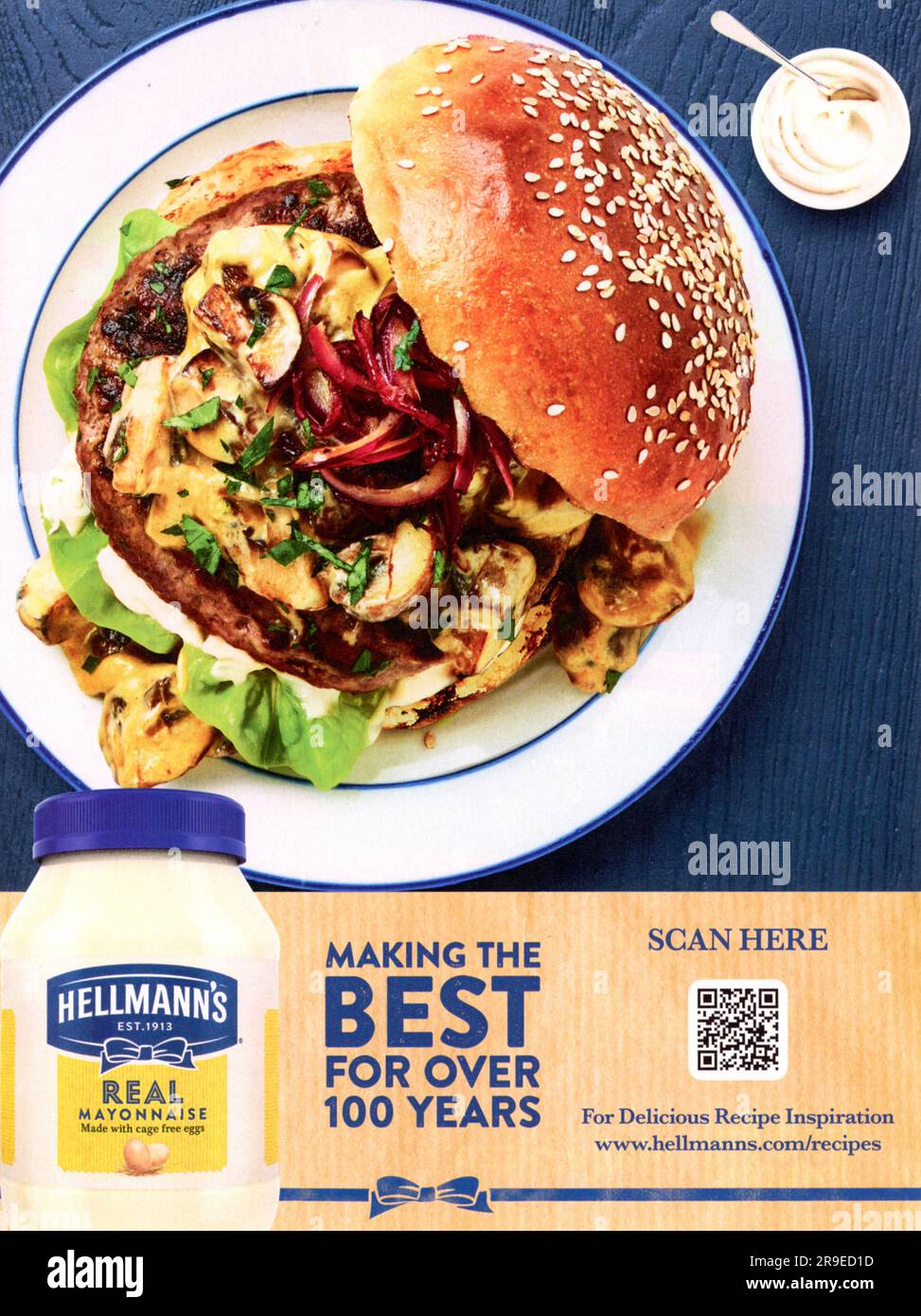 Food&Wine June 2023 summer magazine issue advert, USA Stock Photo - Alamy