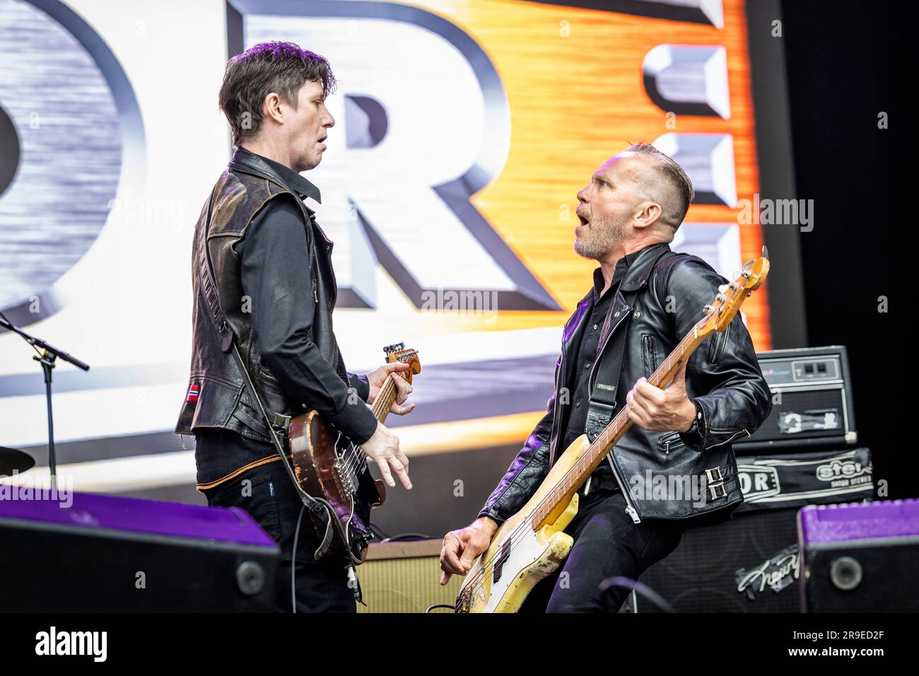 Oslo, Norway. 21st, June 2023. The Swedish rock band Sator performs a ...