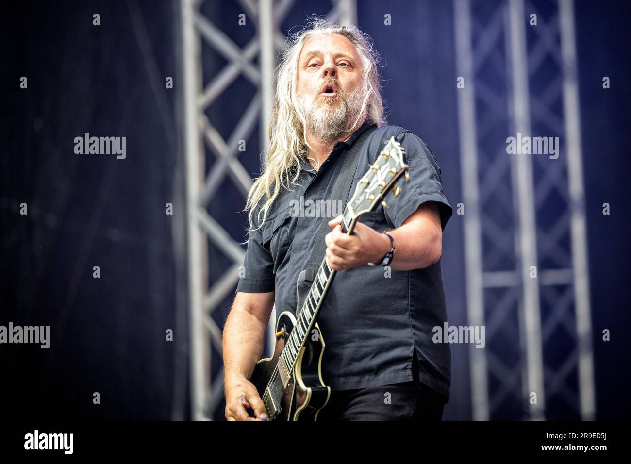 Oslo, Norway. 21st, June 2023. The Swedish rock band Sator performs a ...