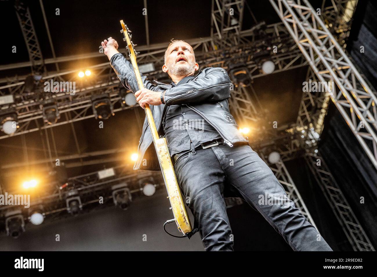 Oslo, Norway. 21st, June 2023. The Swedish rock band Sator performs a ...