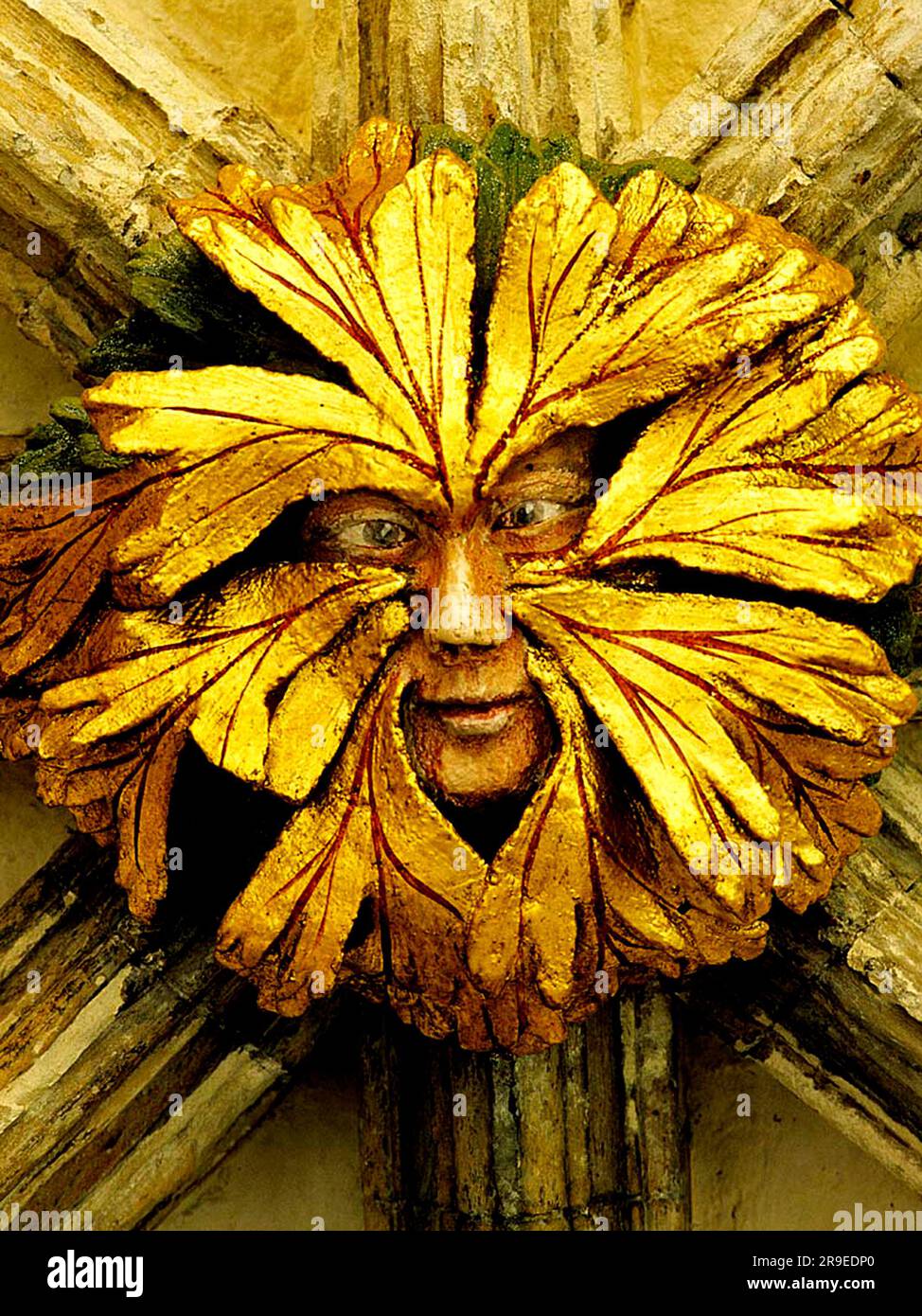 Green man carving hi-res stock photography and images - Alamy
