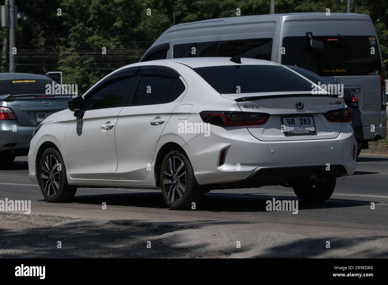 Chiangmai, Thailand - June 1 2023: Private Honda City Compact car ...