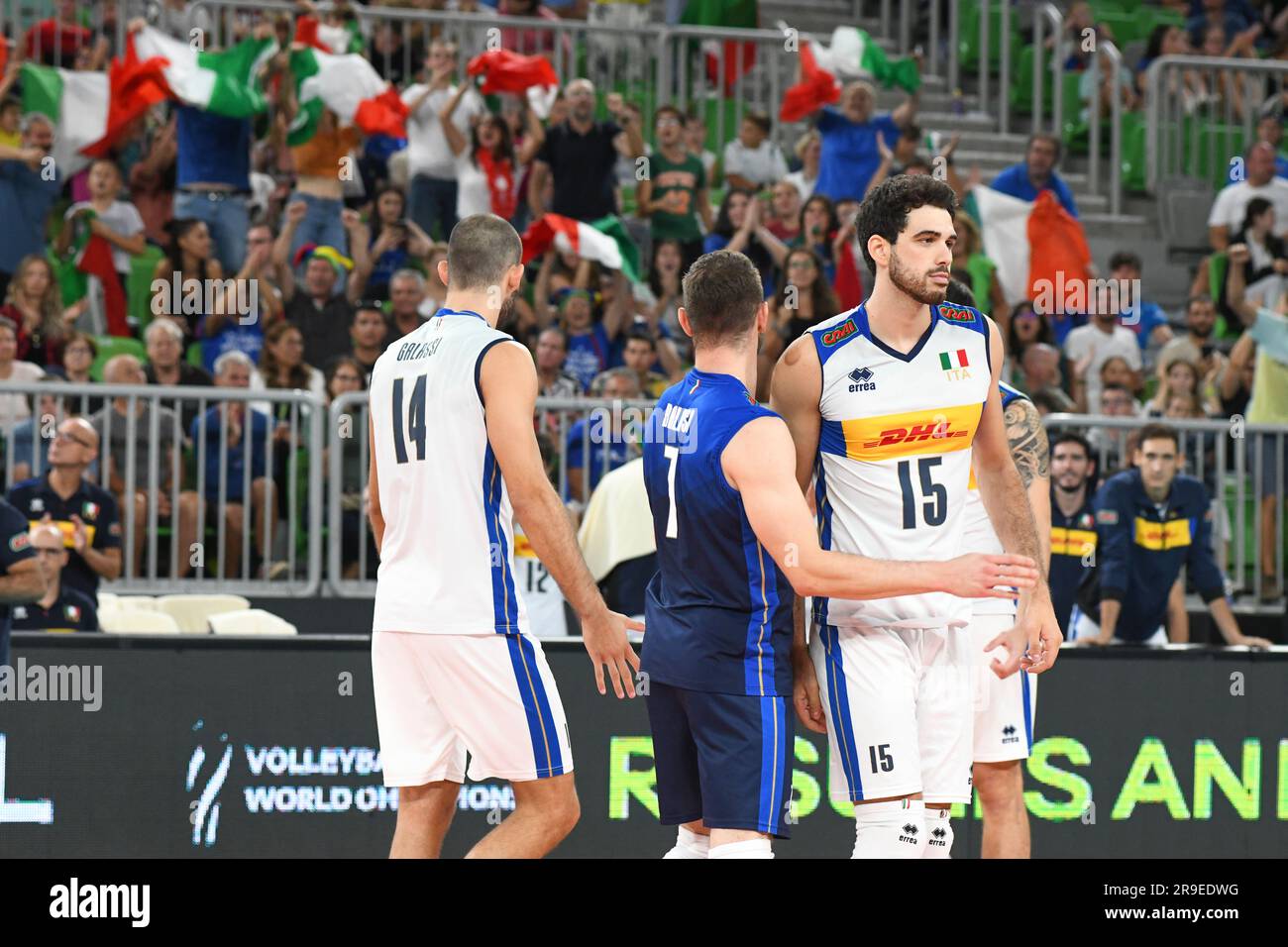 Daniele Lavia, Gianluca Galassi, Fabio Balaso (Italy). Volleyball World ...