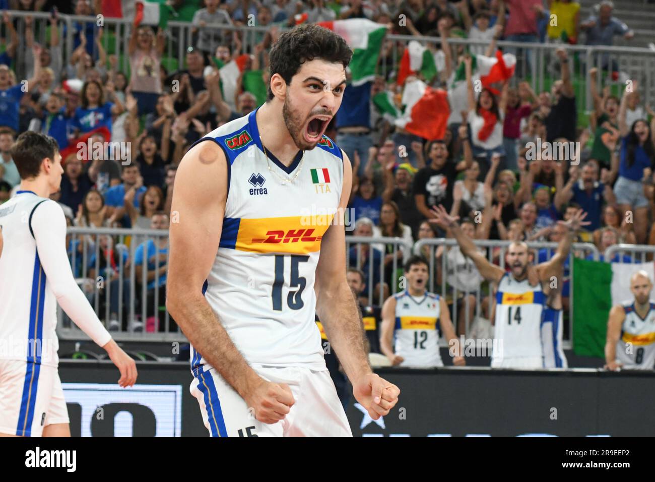 Daniele Lavia (Italy). Volleyball World Championship 2022. Quarter ...