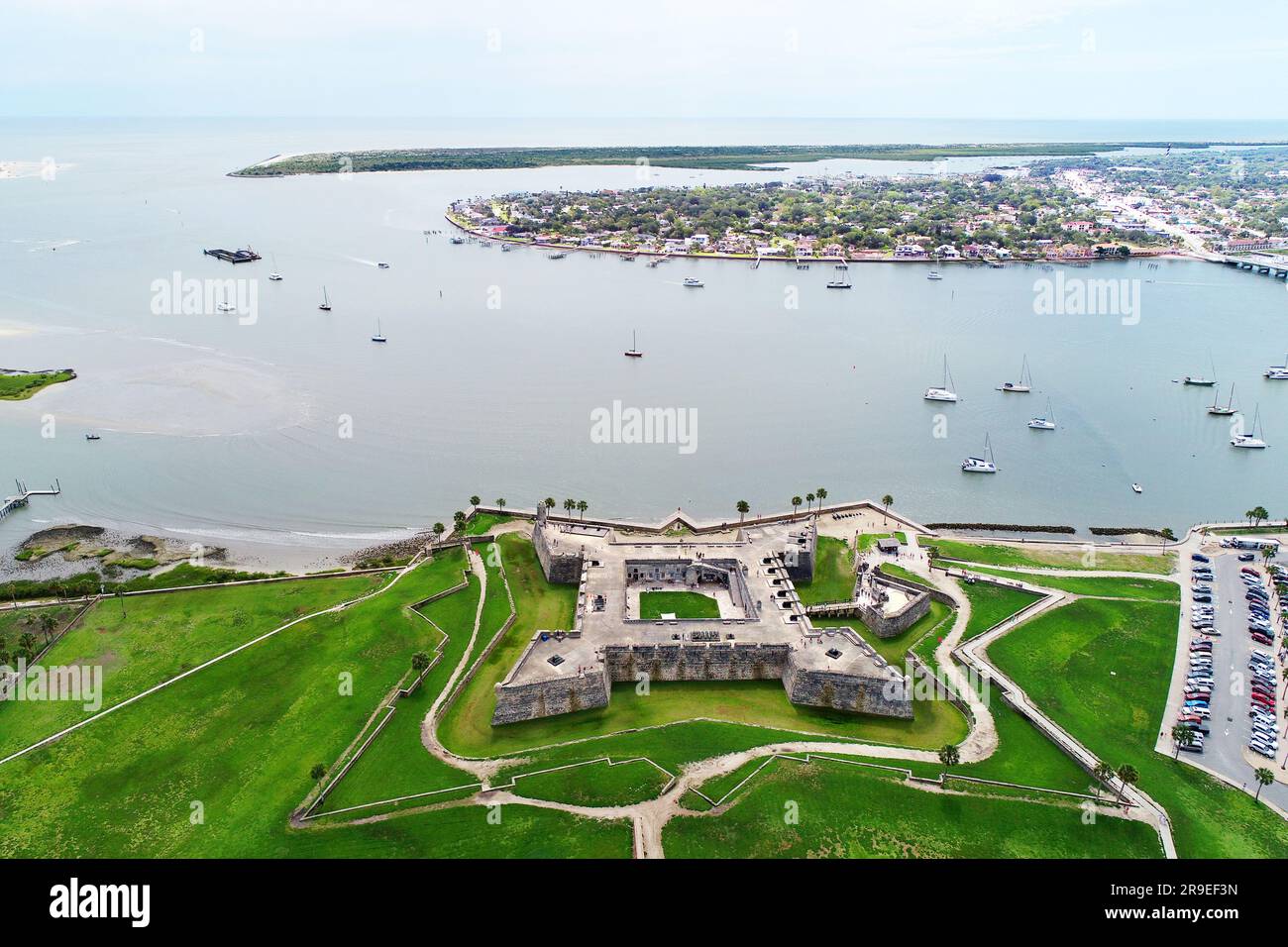 The Castillo de San Marcos is the oldest masonry fort in the ...