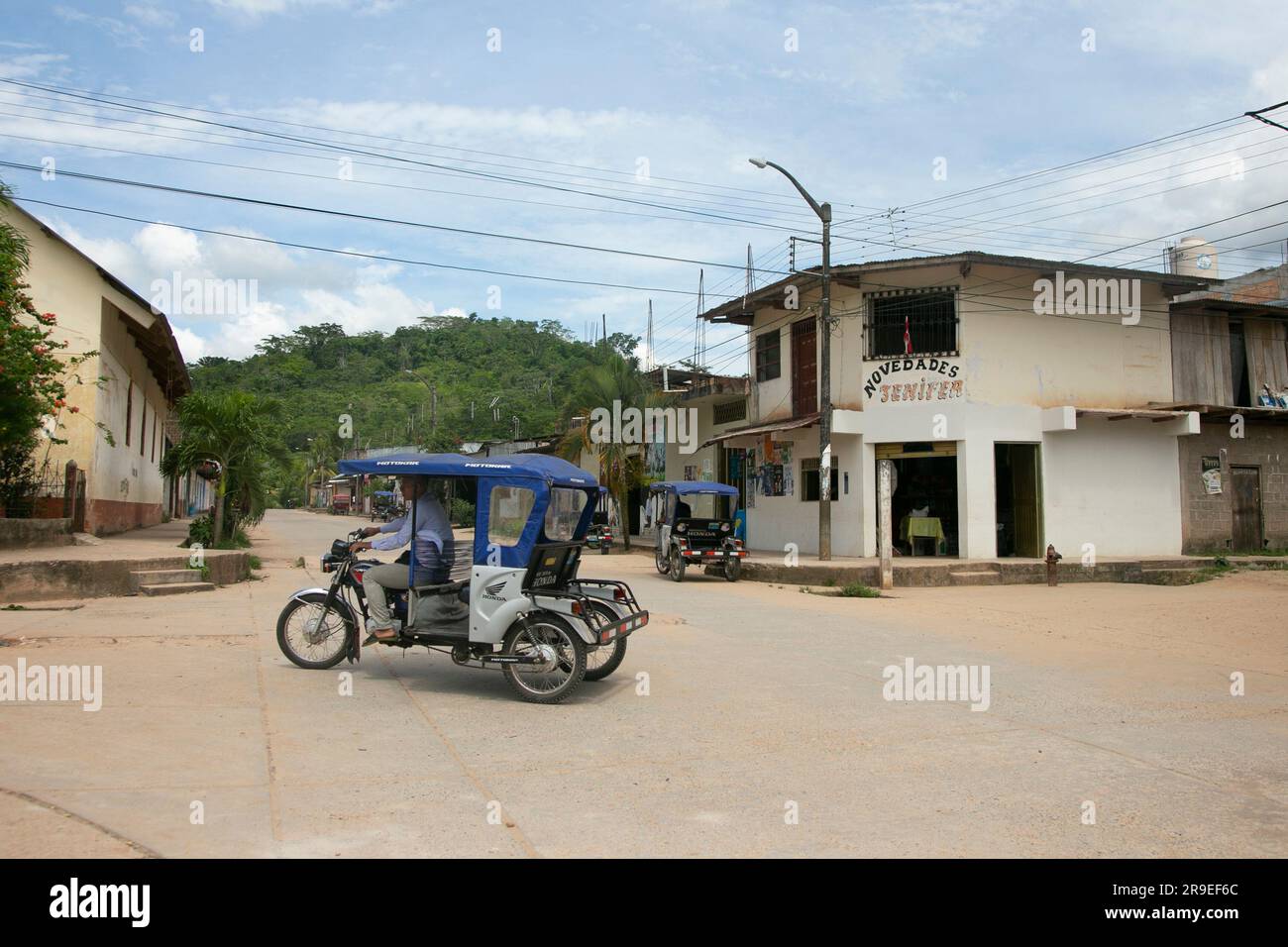 Chazuta, Peru; 1st October 2022: Chazuta is a Peruvian town, capital of ...