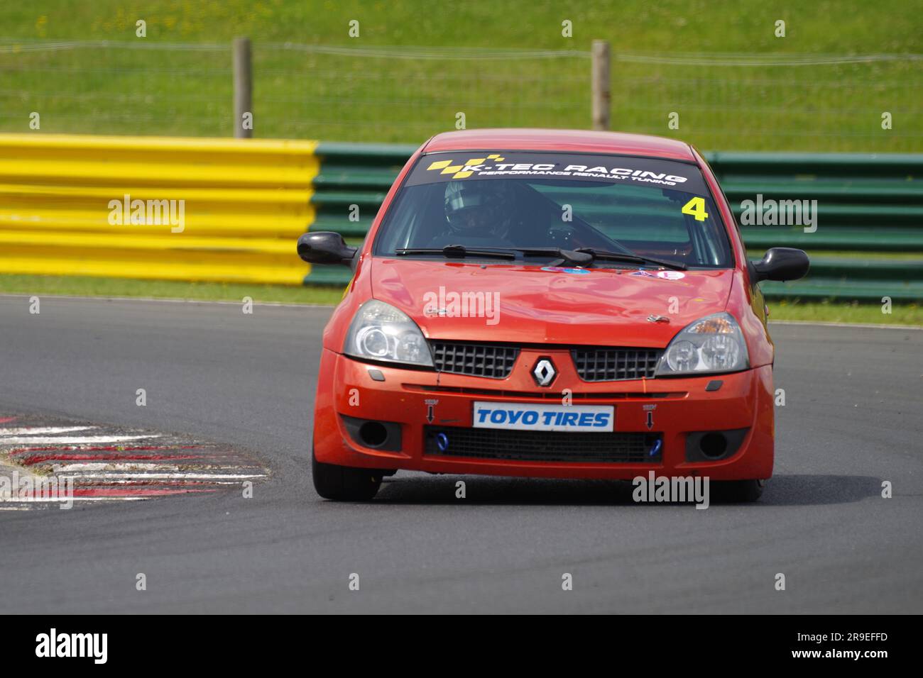 Dalton on Tees, 25 June 2023. Tim Bentley driving a Renault Clio in the ...