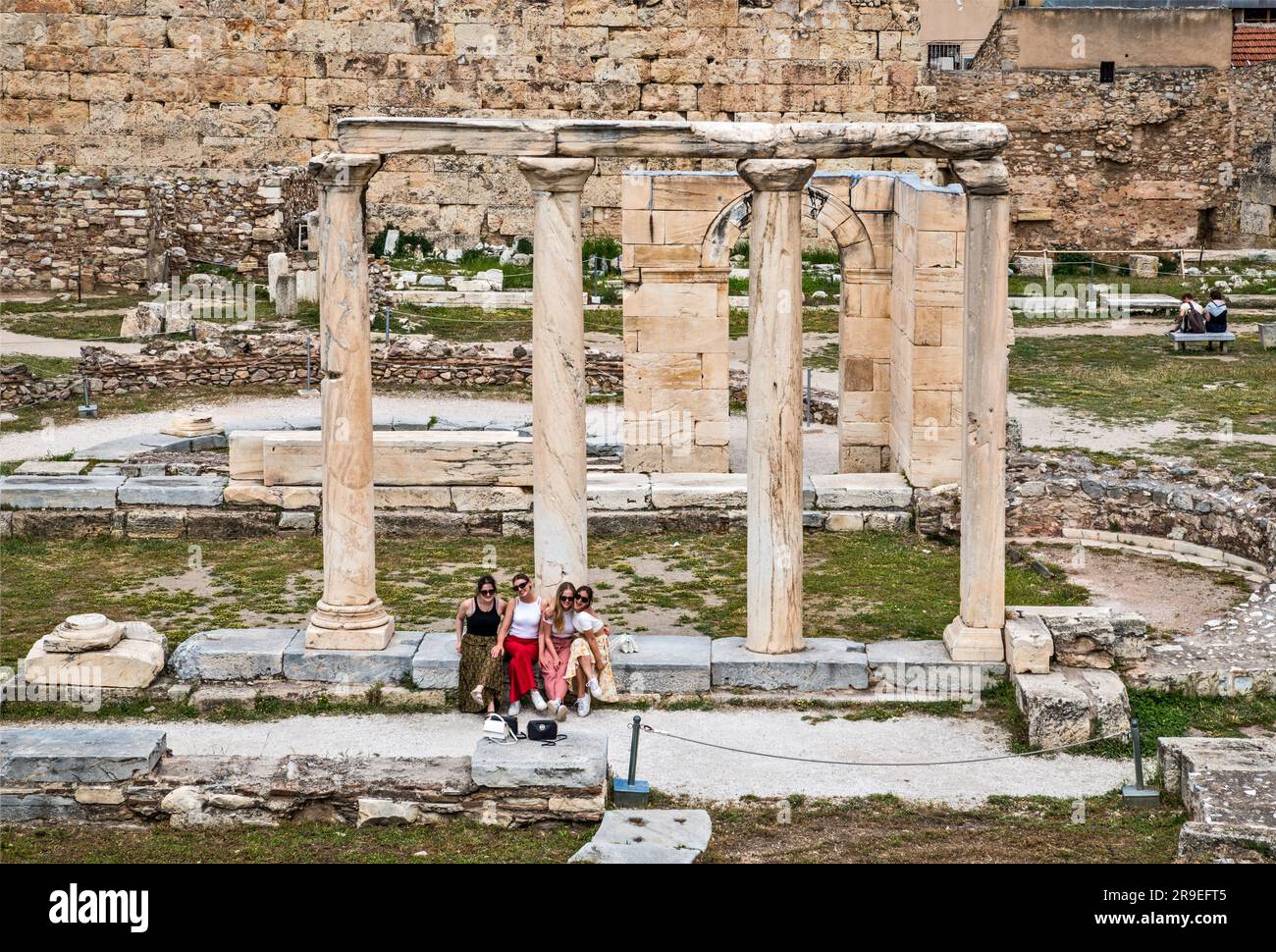 Tetraconch at Hadrian's Library, Athens, Greece Stock Photo - Alamy