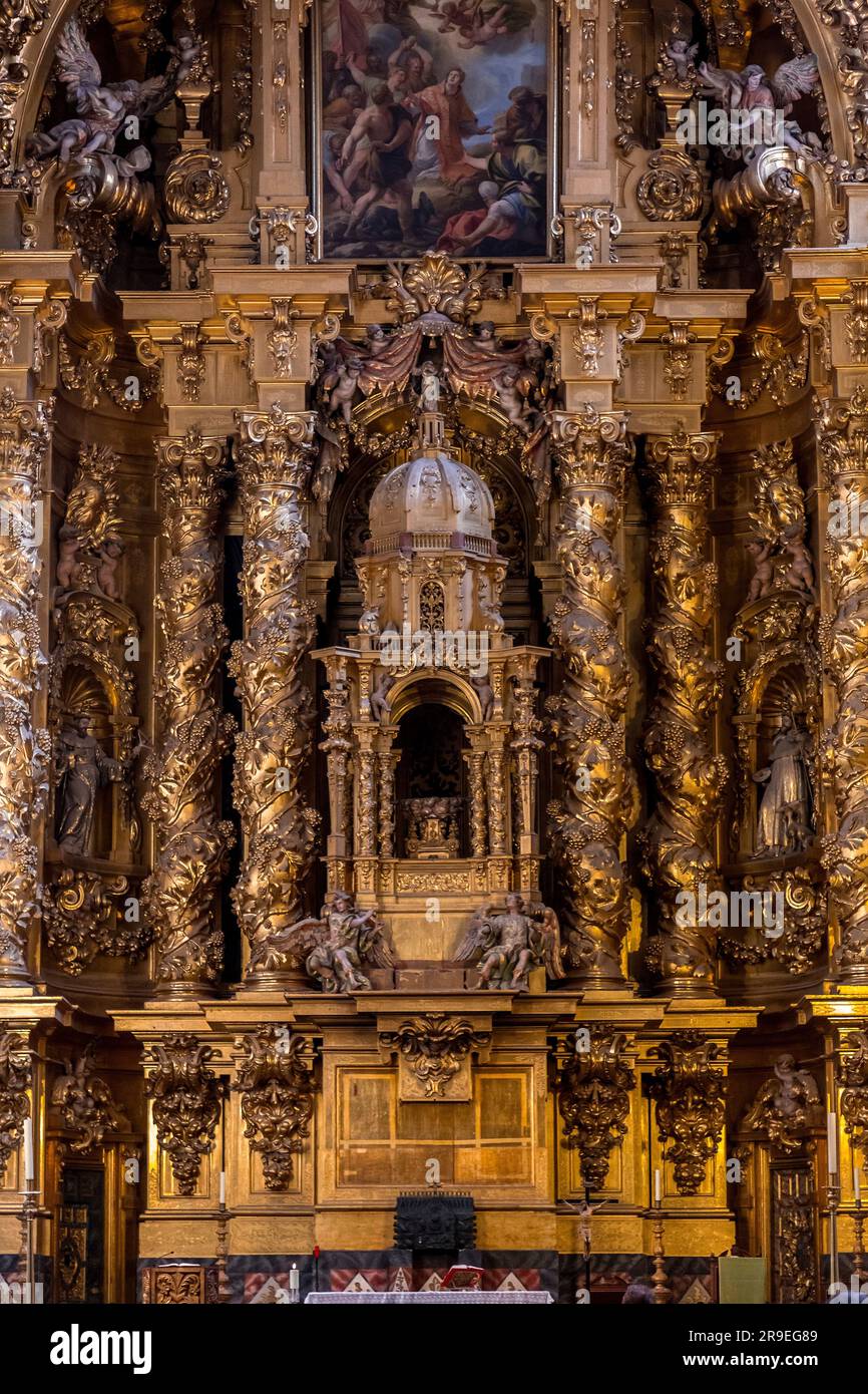 Detail from the interior of St. Stephen's Church in the Convent of ...
