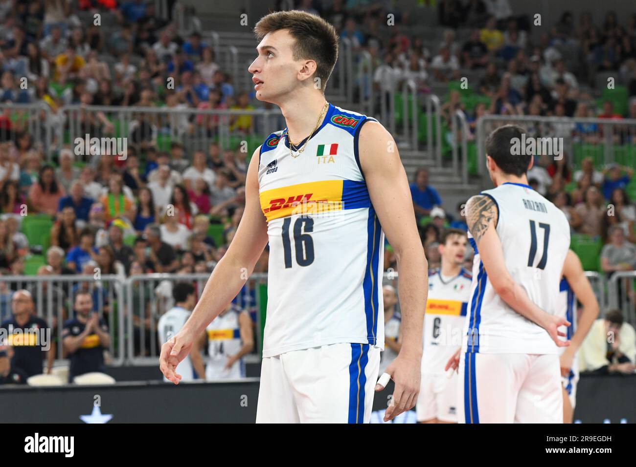 Yuri Romano (Italy). Volleyball World Championship 2022. Quarter Finals ...
