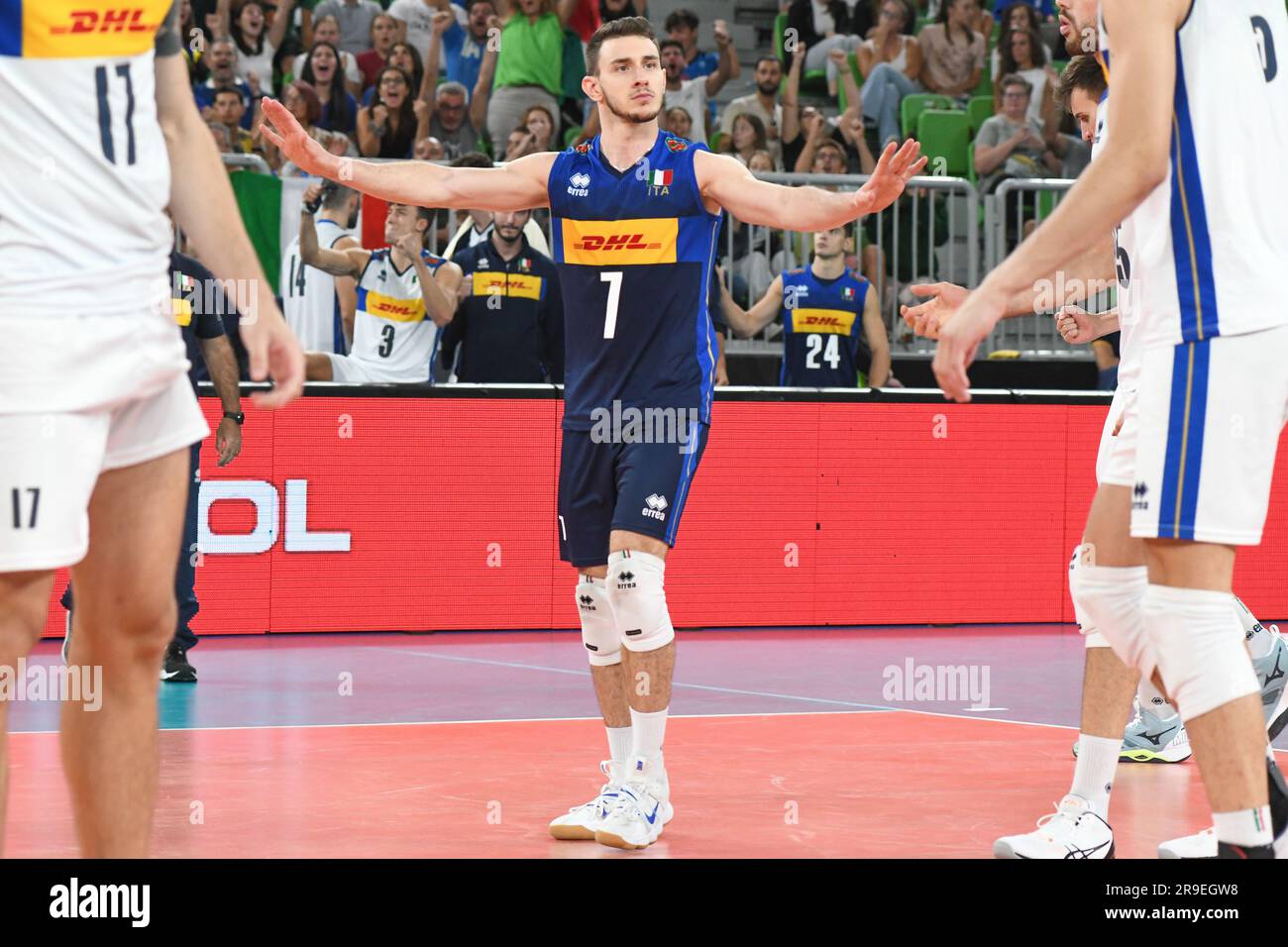 Fabio Balaso (Italy). Volleyball World Championship 2022. Quarter Finals Stock Photo - Alamy