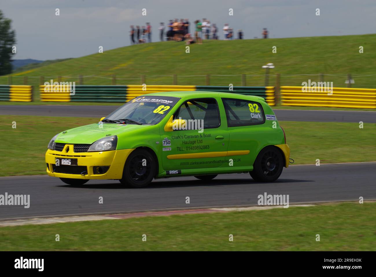 Dalton on Tees, 25 June 2023. Paul Clark driving a Renault Clio in the ...