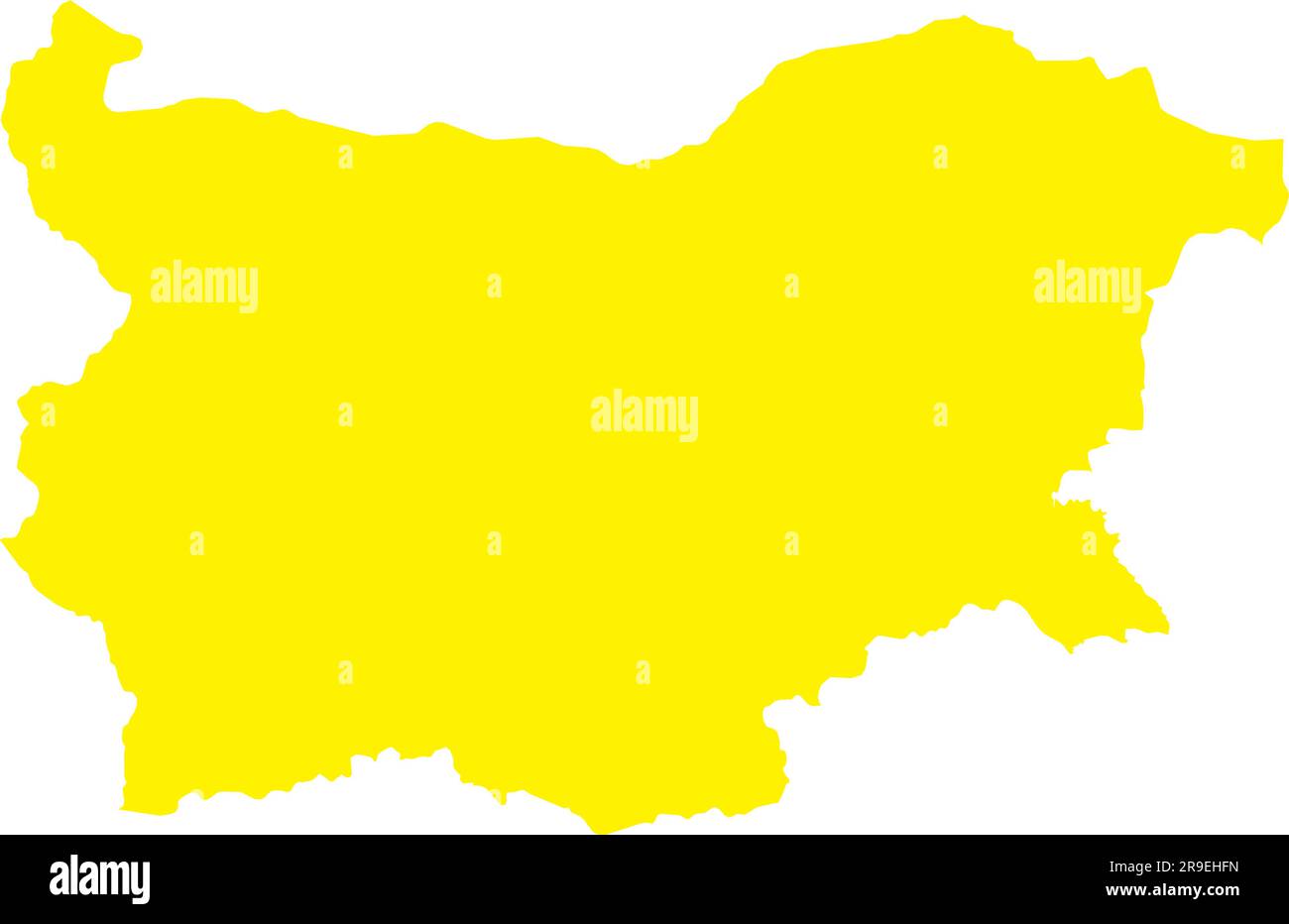 Bulgaria map vector icon Cut Out Stock Images & Pictures - Alamy