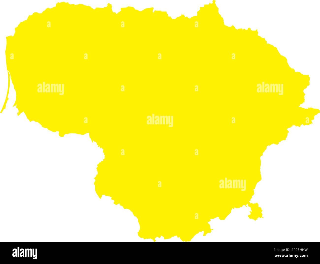 Lithuania map vector illustration Stock Vector Images - Alamy