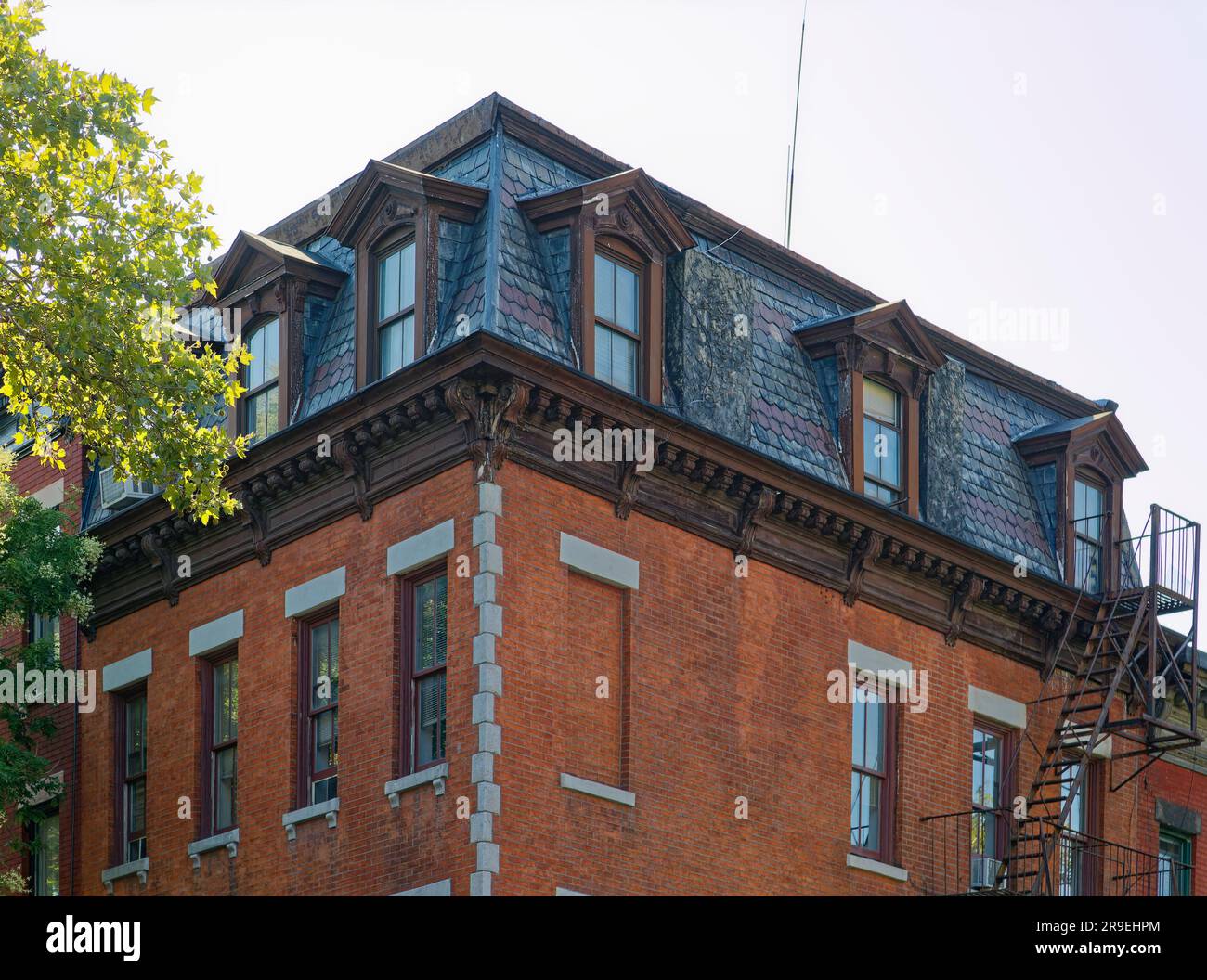 148 Noble Street is an Italianate-styled brick and stone row house ...