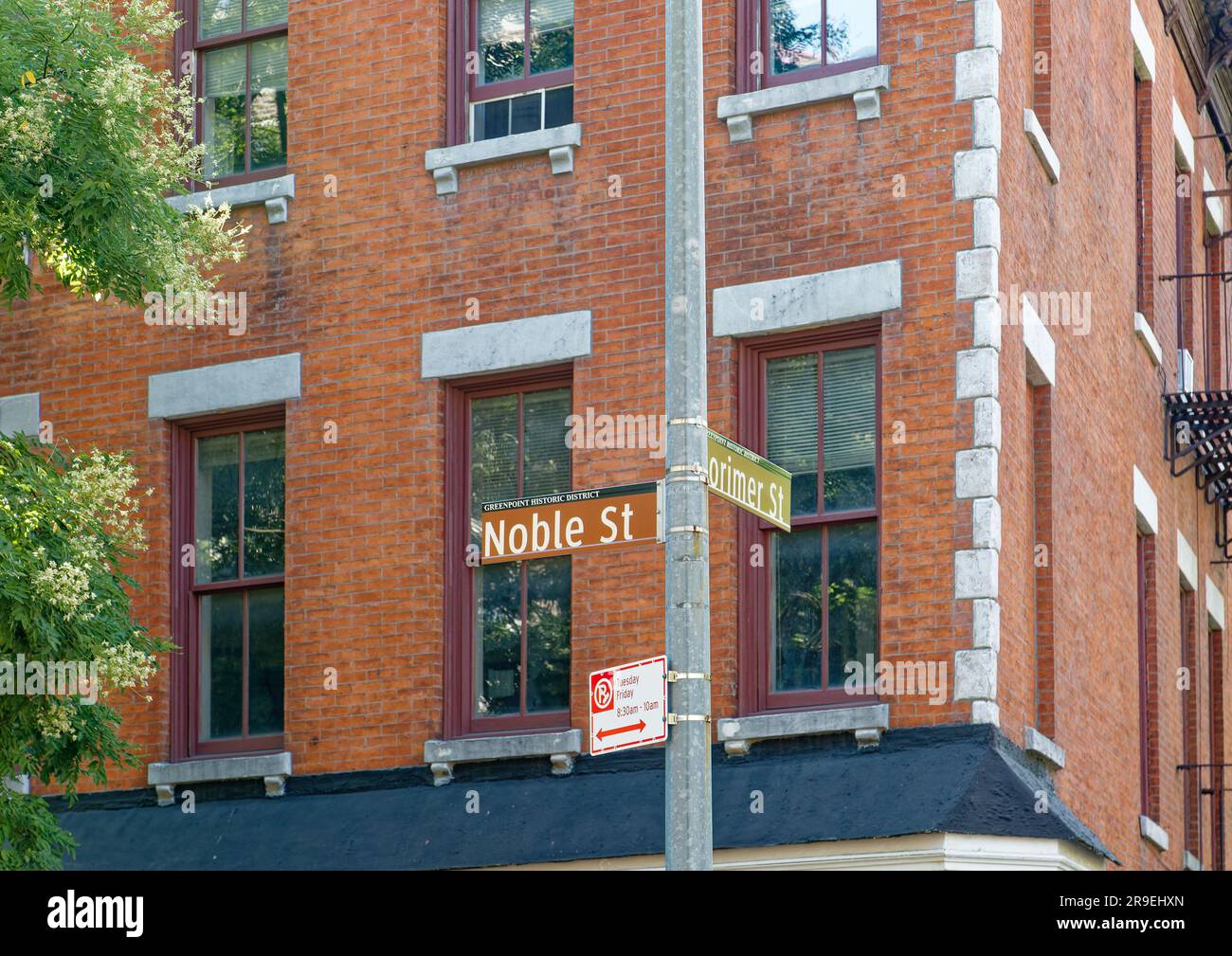 148 Noble Street is an Italianate-styled brick and stone row house ...