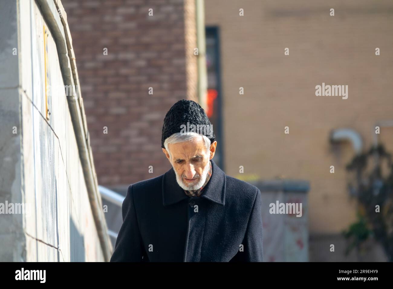 Tabriz, Iran - December 14, 2022: street portrait of a hoarhead ...