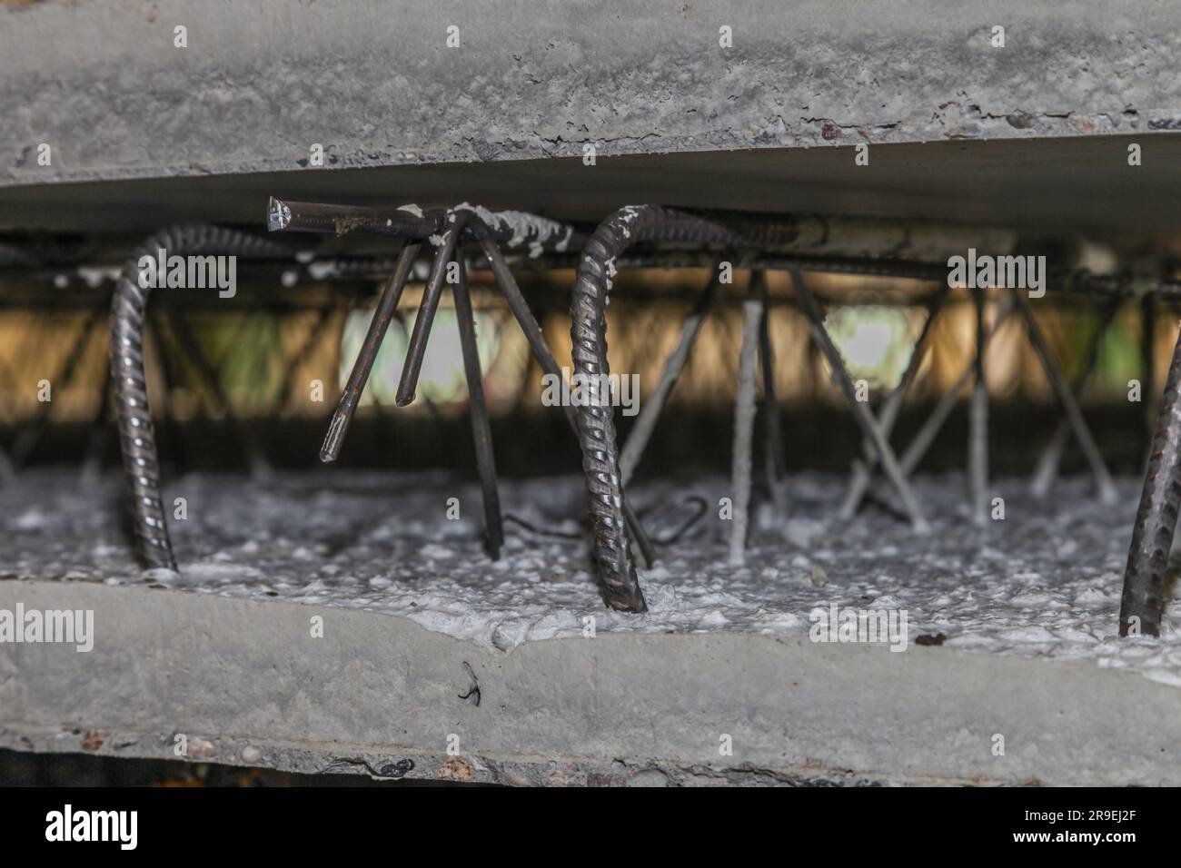 Close up picture of precast girder slab Stock Photo - Alamy