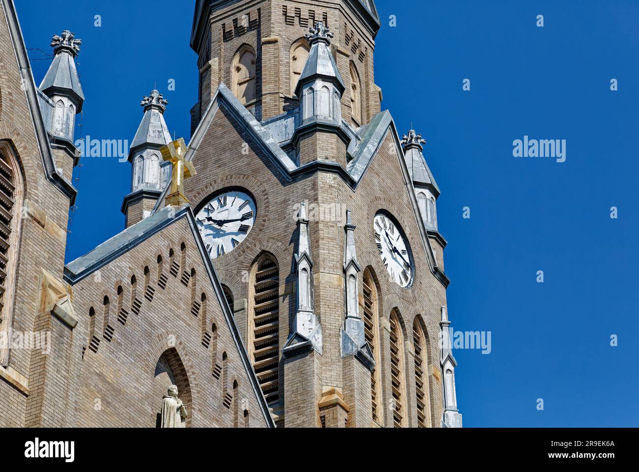 Brick-and-stone St. Stanislaus Kostka Church in Greenpoint is Brooklyn ...