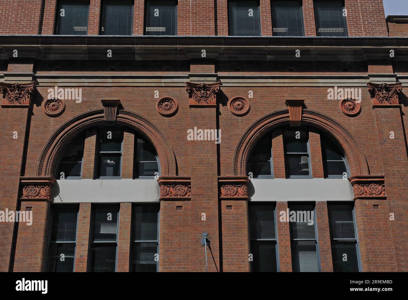 714 Red brick, seven-storey, heritage building facing Campbell Street ...