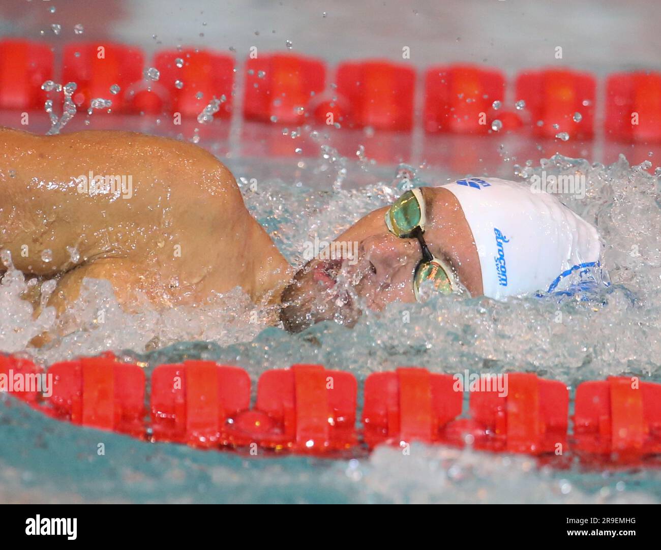 Logan Fontaine, 800m freestyle during the French Elite Swimming ...