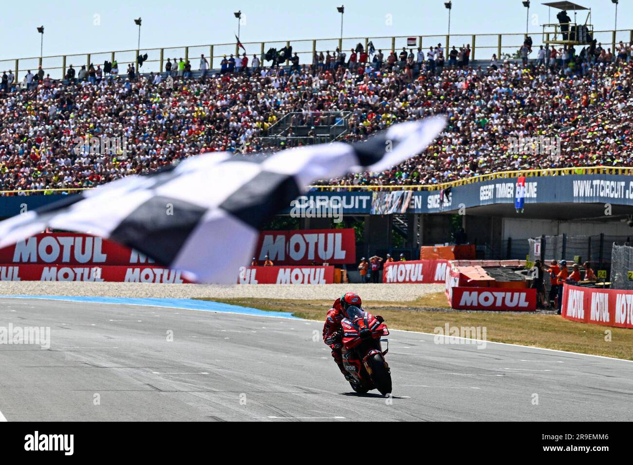 Assen, Holland. 25th June, 2023. Races of MotoGP Motul TT Grand Prix of Holland at Assen Circuit ...