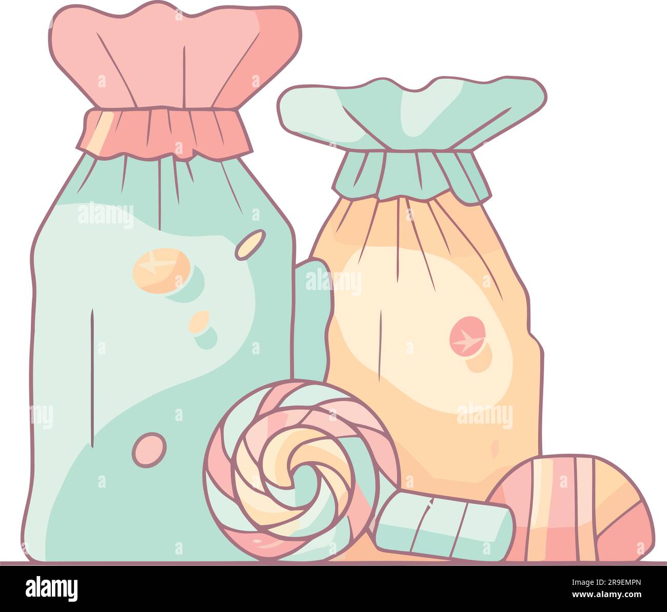 chocolate and fruit packet over white Stock Vector Image & Art - Alamy