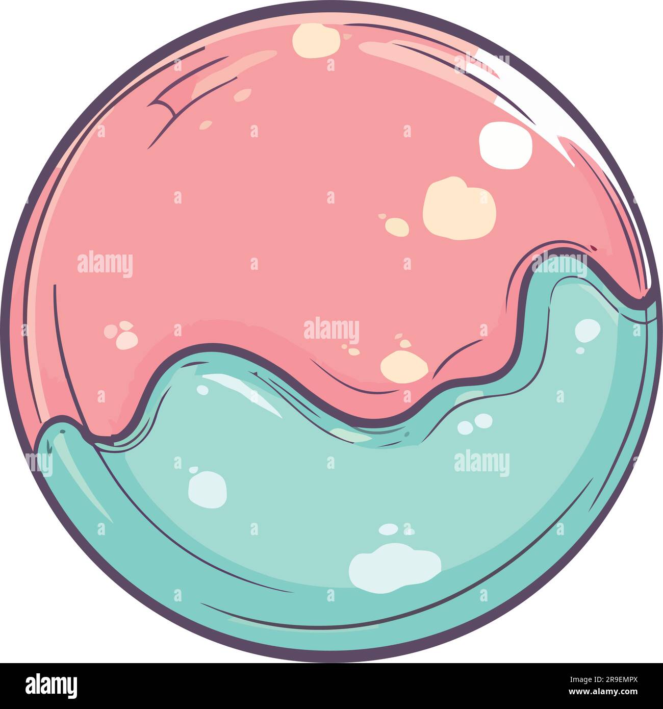 fresh candy ball over white Stock Vector Image & Art - Alamy