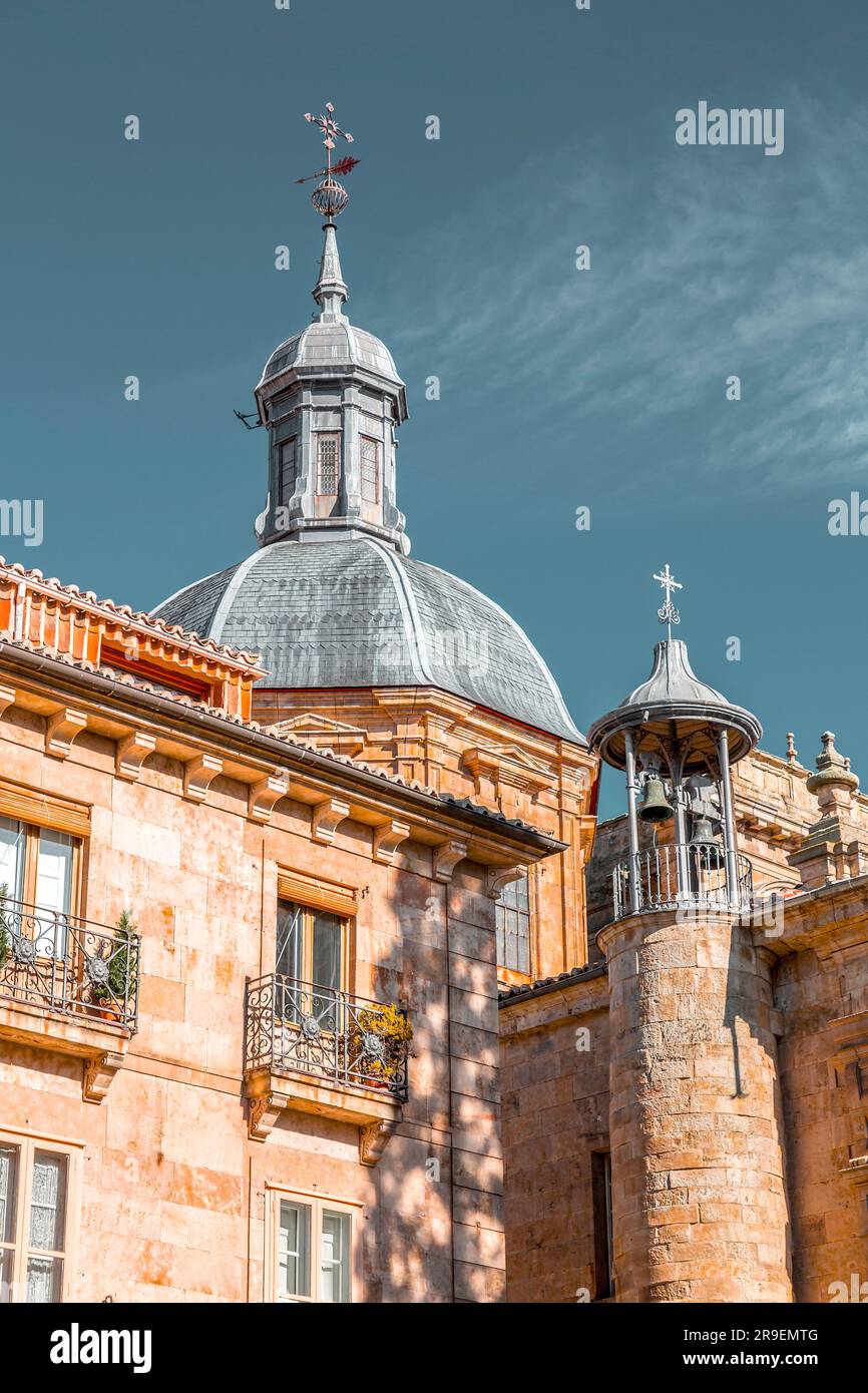 San Sebastian Church at Anaya Square in Salamanca, Spain Stock Photo ...