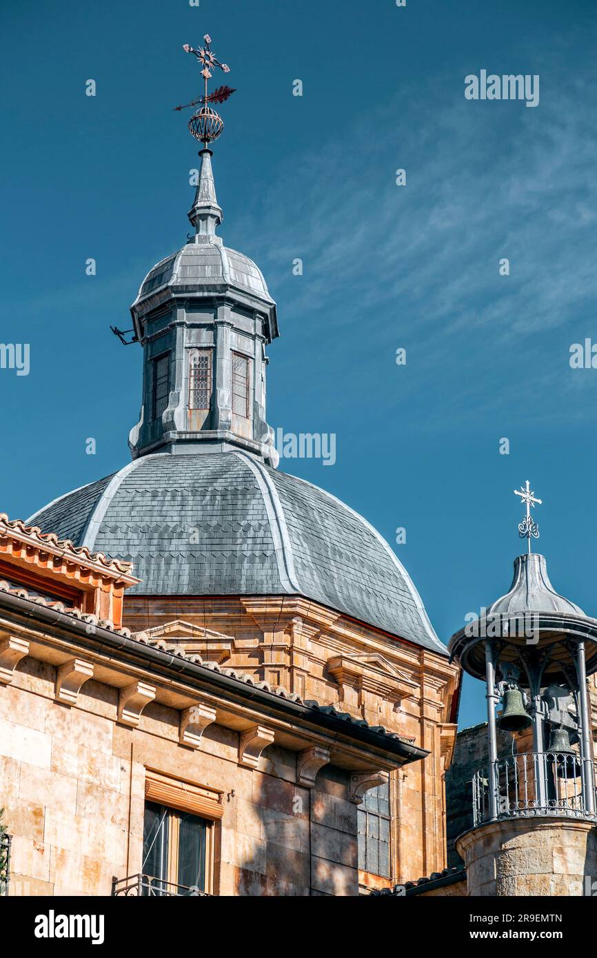 San Sebastian Church at Anaya Square in Salamanca, Spain Stock Photo ...