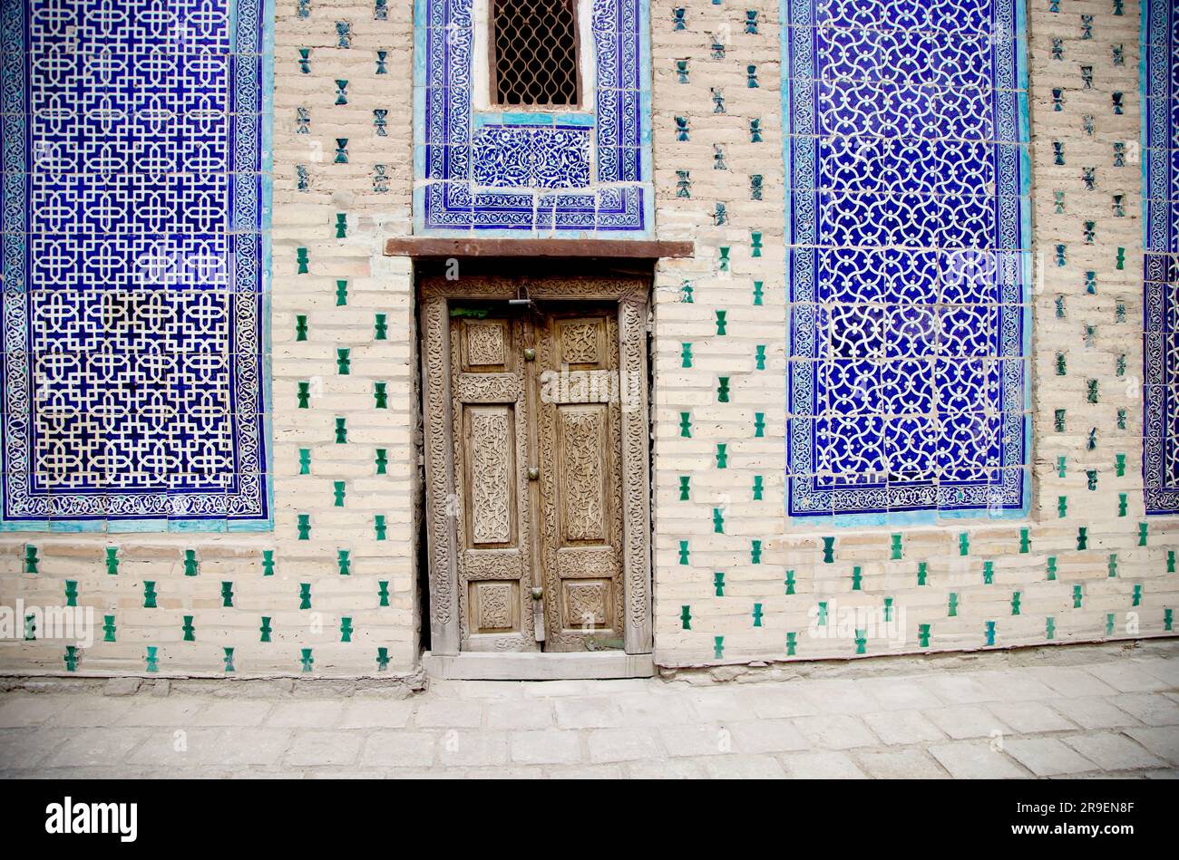 Detail of the Tosh-Hovli Palace in Khiva, Uzbekistan Stock Photo - Alamy