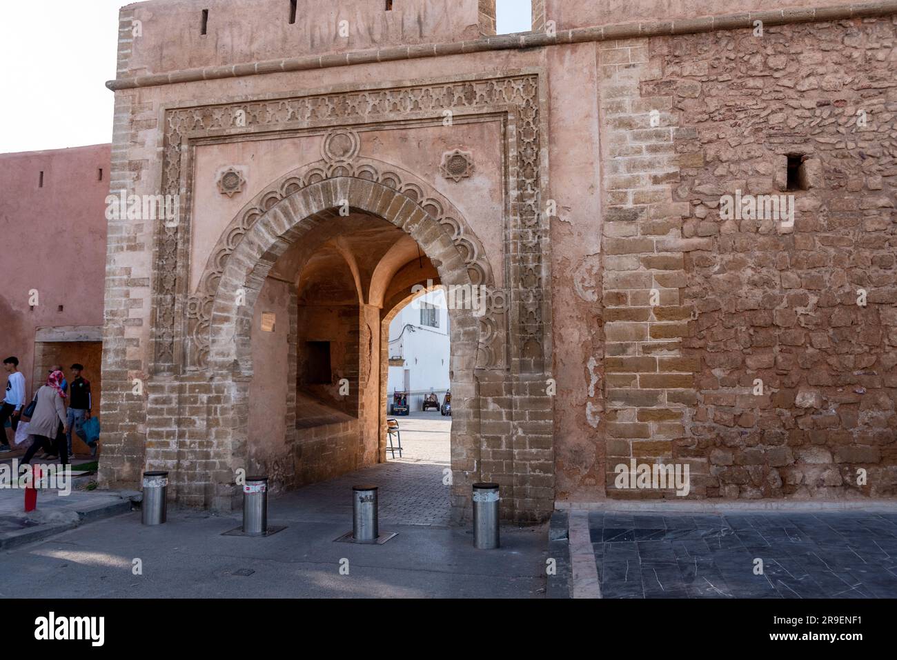 Ornate Bab Chellah in the medina of Rabat, Morocco Stock Photo - Alamy
