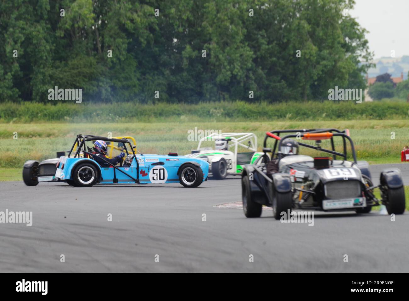 Dalton on Tees, 25 June 2023. Ian Hardy driving in the Yokohama Locost ...