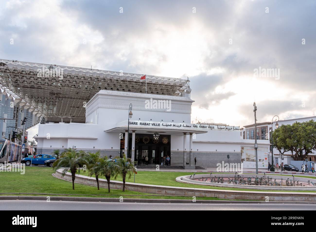 Main railway station of Morocco's capital city Rabat Stock Photo - Alamy