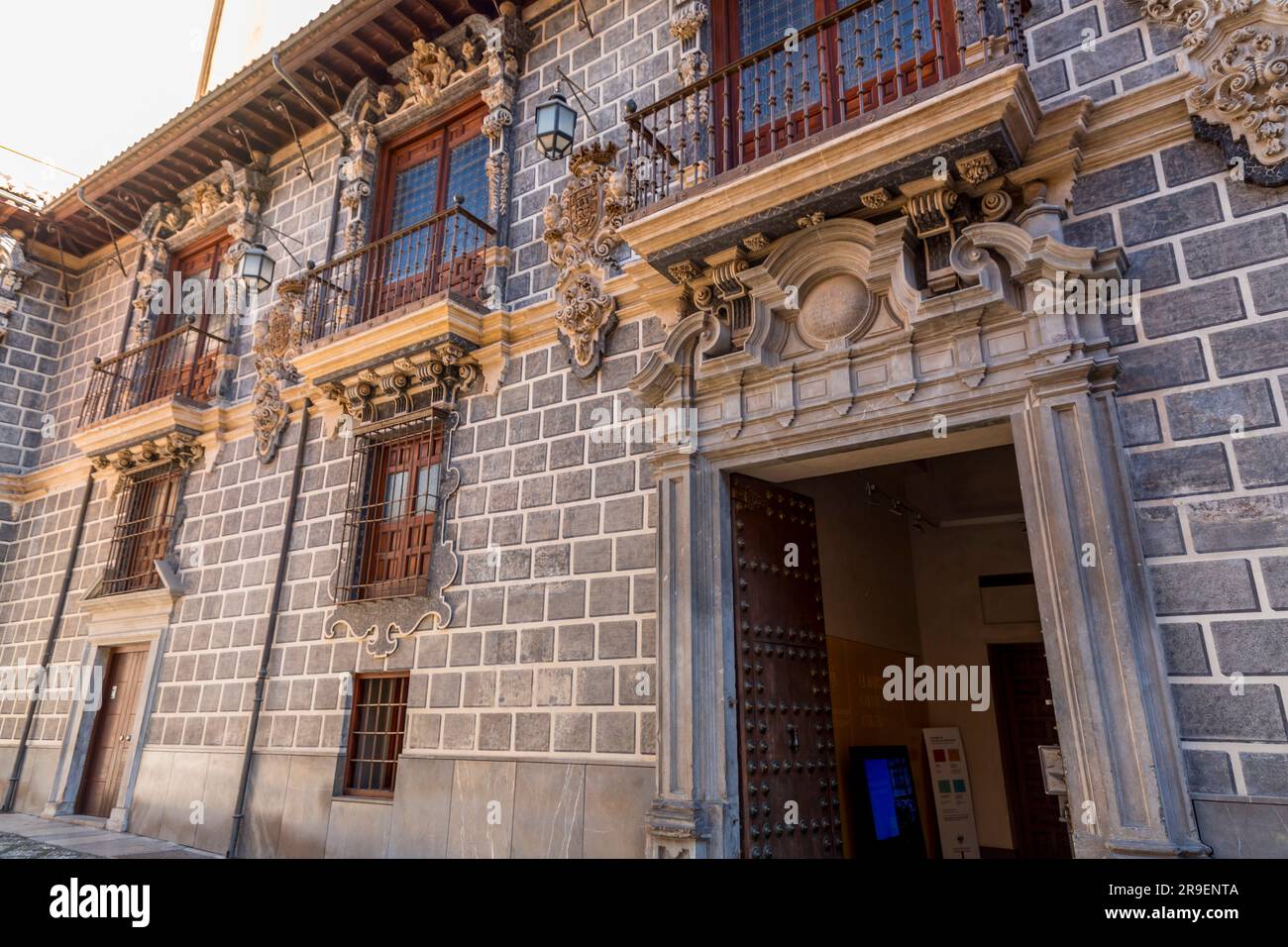 Granada, Spain - February 22, 2022: Exterior of Palacio de la Madraza ...