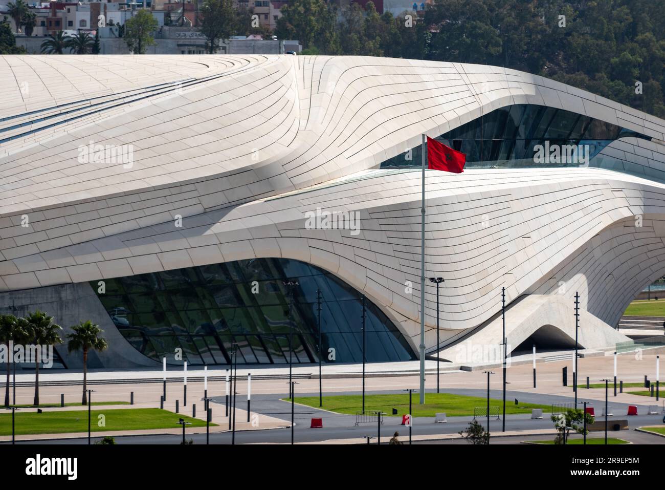 RABAT, MOROCCO - APRIL 09, 2023 - The Grand Theater of Rabat in the new ...