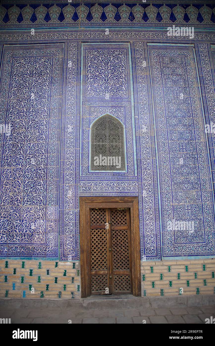 Detail of the Tosh-Hovli Palace in Khiva, Uzbekistan Stock Photo - Alamy