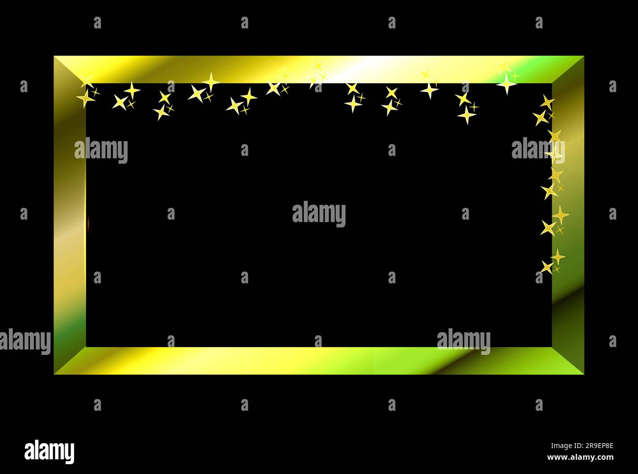 Vibrant festive card template Copy space Multi-colored rectangle frame ...