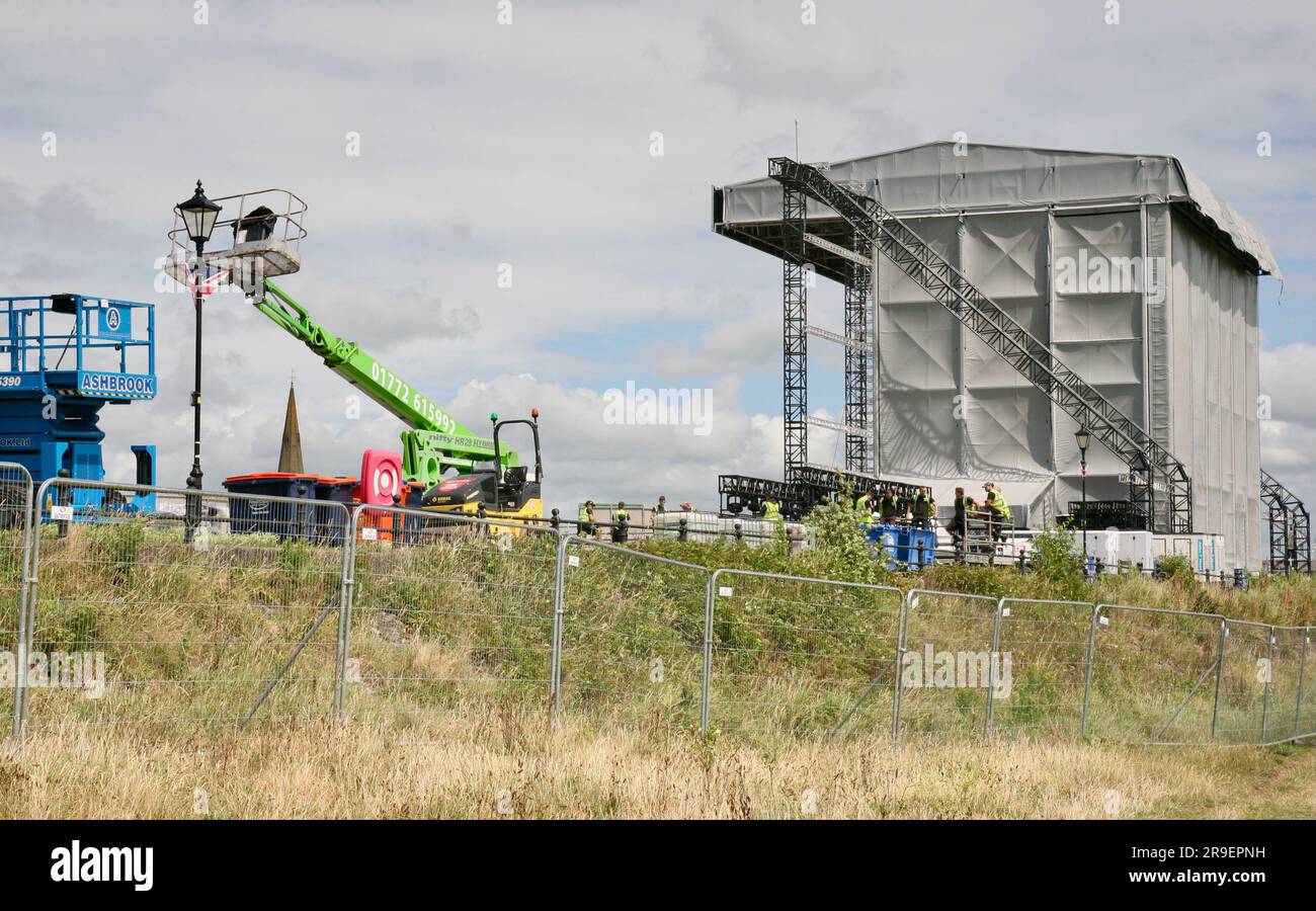Lytham festival stage hi-res stock photography and images - Alamy