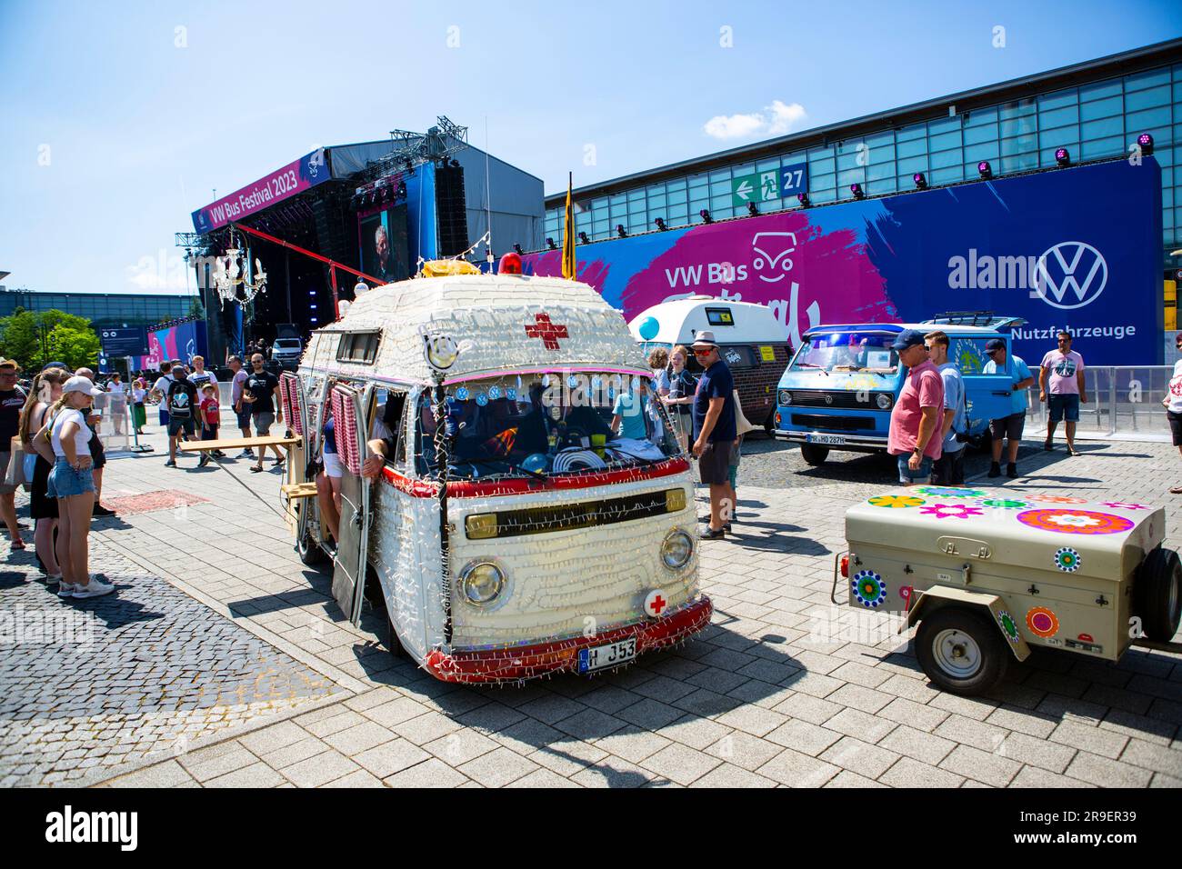 VW Bus Festival 2023 Stock Photo - Alamy